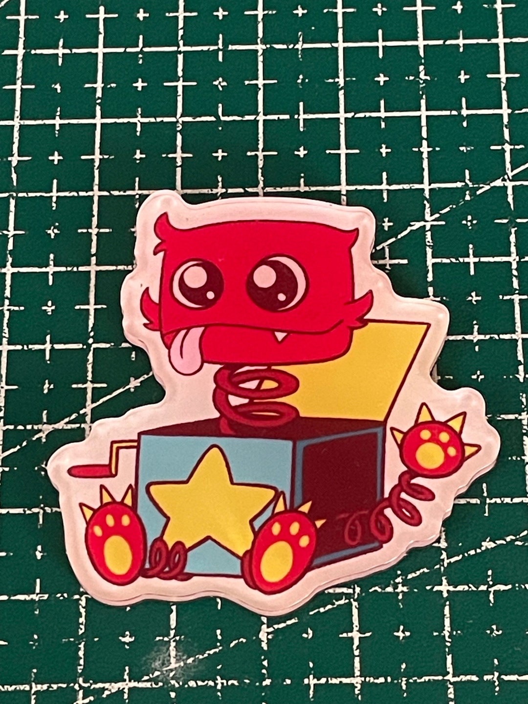 Boxy Boo Fridge Magnet - Etsy