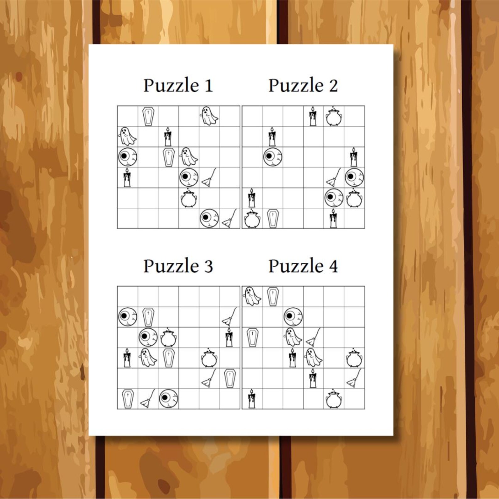 Medium Halloween Sudoku: 500 Puzzles With Spooky Symbols in Beginner ...