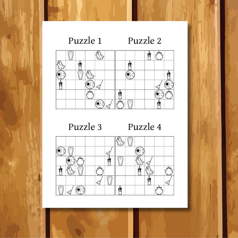 Medium Halloween Sudoku: 500 Puzzles With Spooky Symbols in Beginner ...