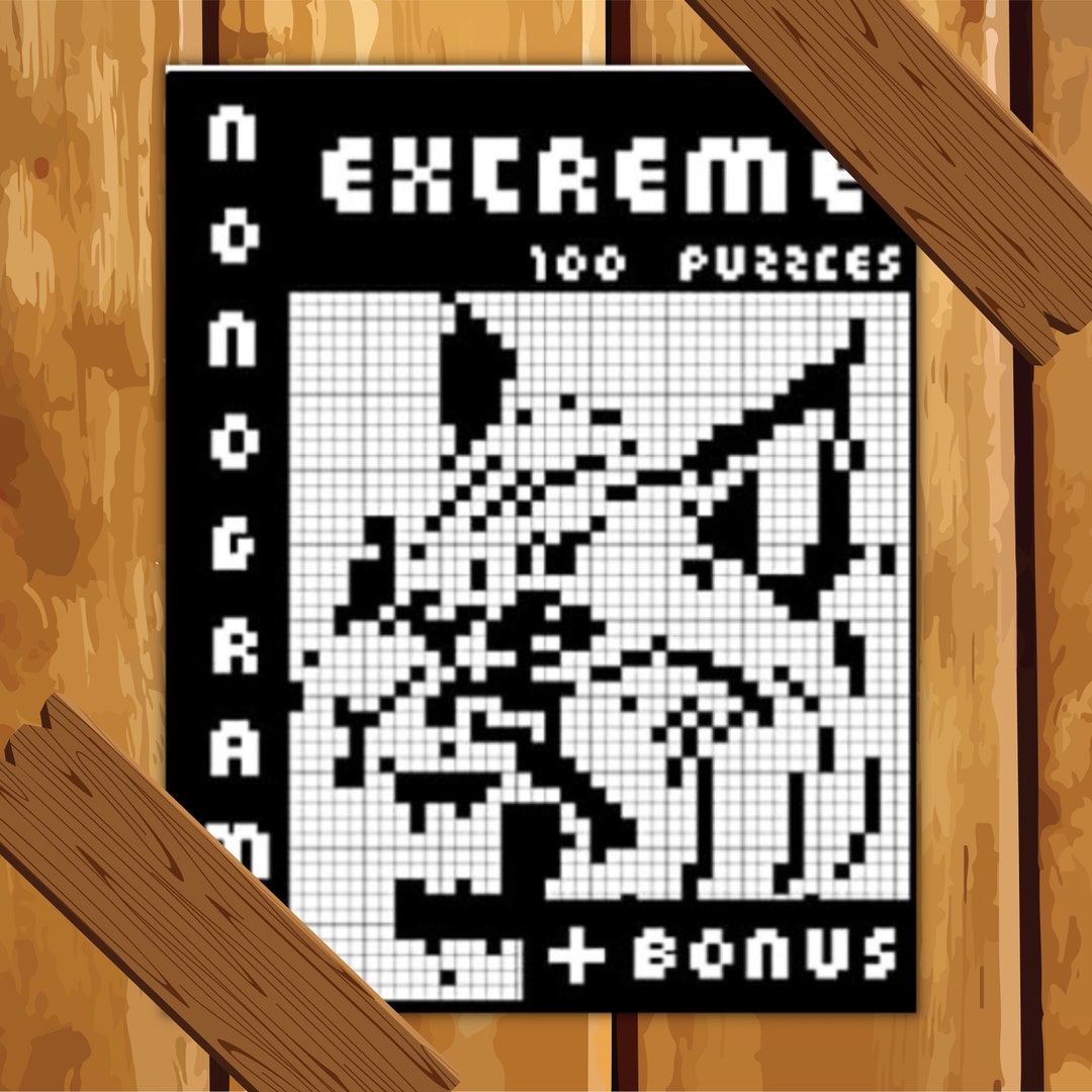 Extreme Nonograms Printable PDF - Etsy