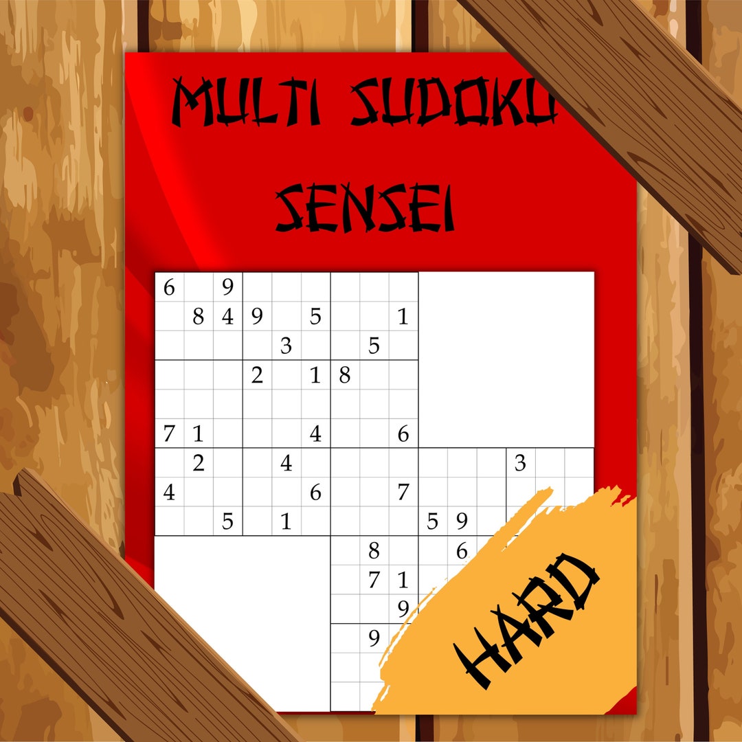 400 Hard Sensei Sudoku Printable PDF - Etsy