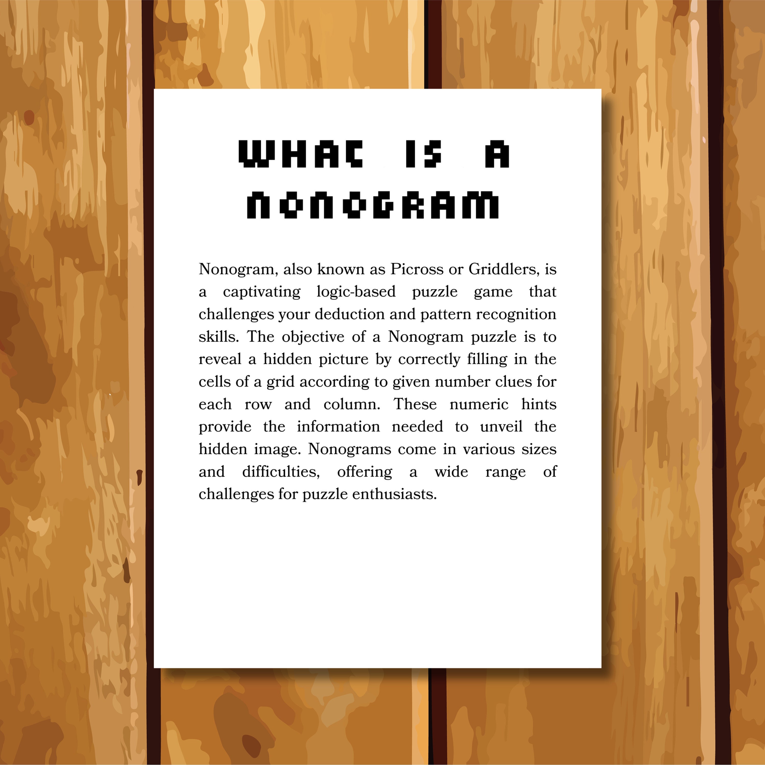 Halloween Nonograms Printable PDF - Etsy