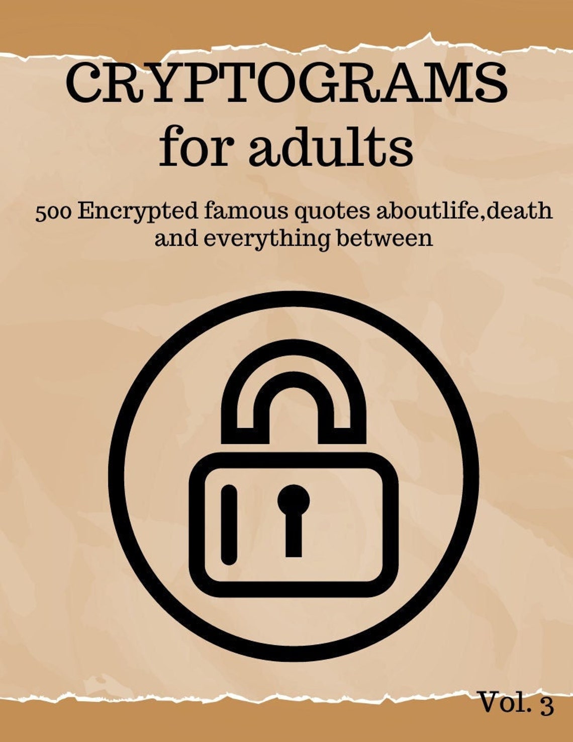 Cryptograms for Adults Vol. 3 Printable PDF - Etsy