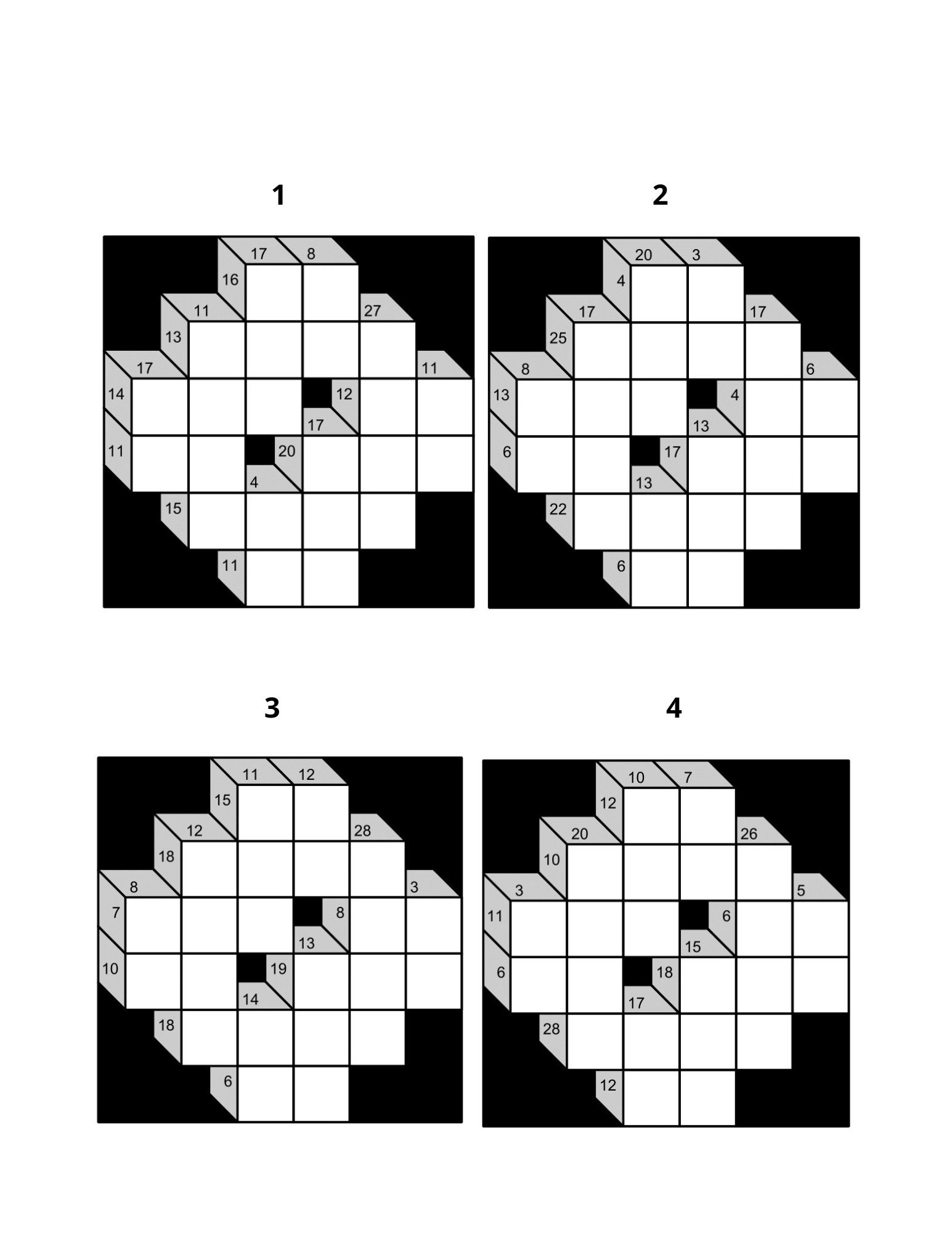Kakuro: 300 Very Hard Japanese Logic Puzzles Printable PDF - Etsy