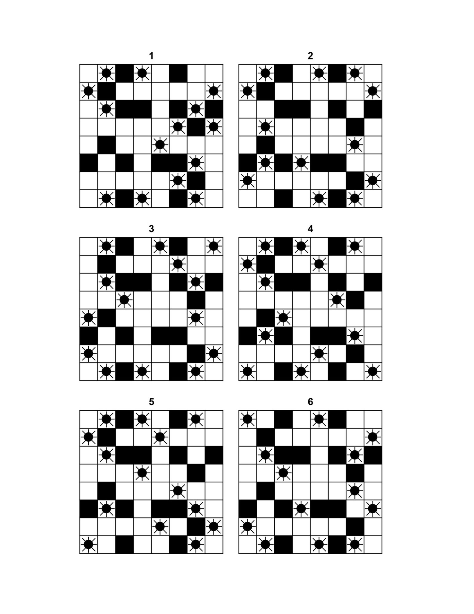 Akari: 300 Hard Japanese Logic Puzzle Book Printable PDF - Etsy