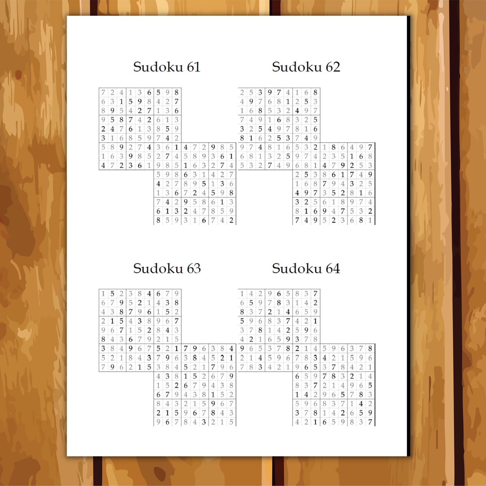 400 Extreme Sensei Sudoku Printable PDF - Etsy