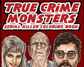 True Crime Coloring Book | Etsy