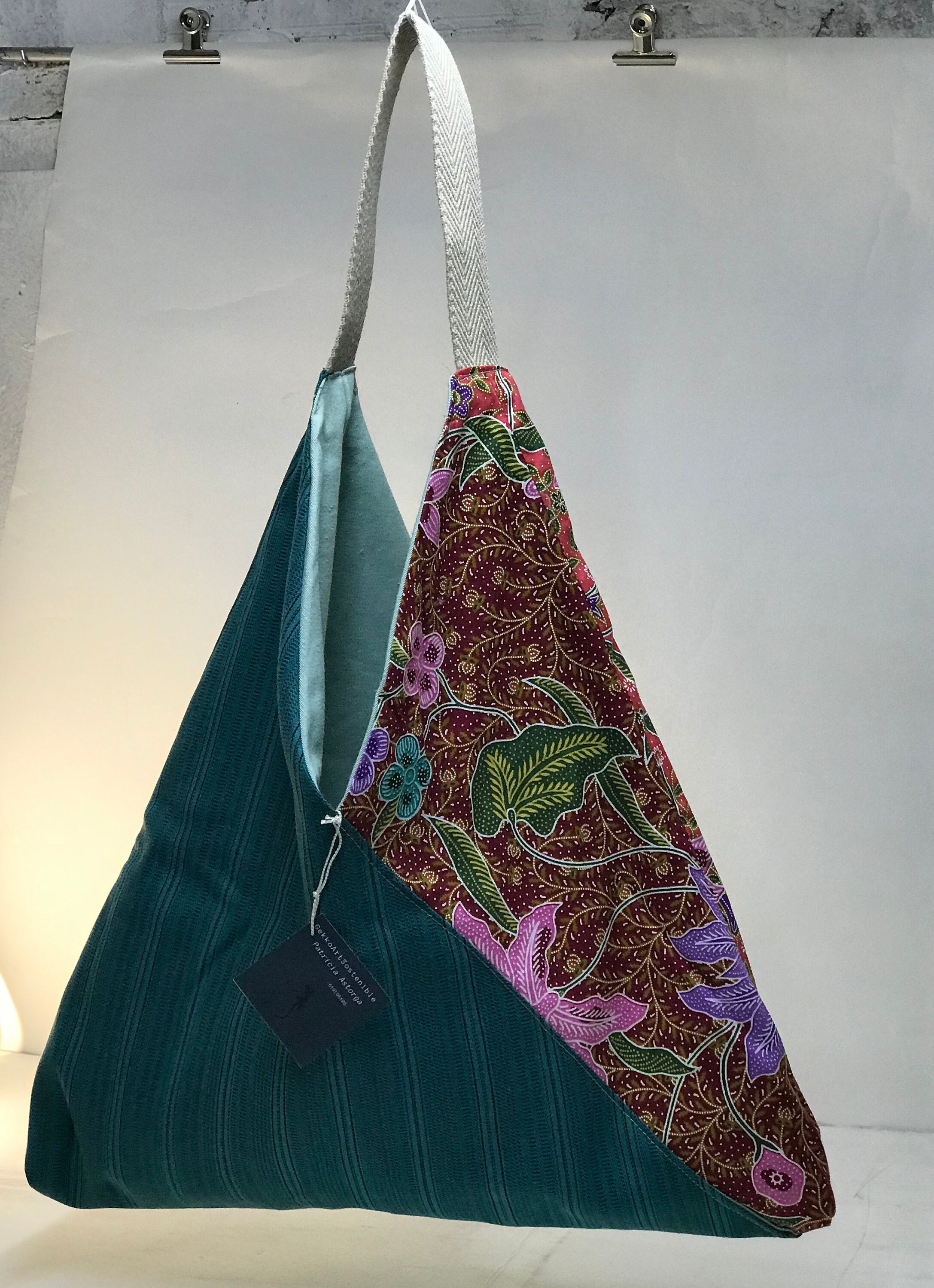 Japanese Boho Fabric Triangular Bag - Etsy