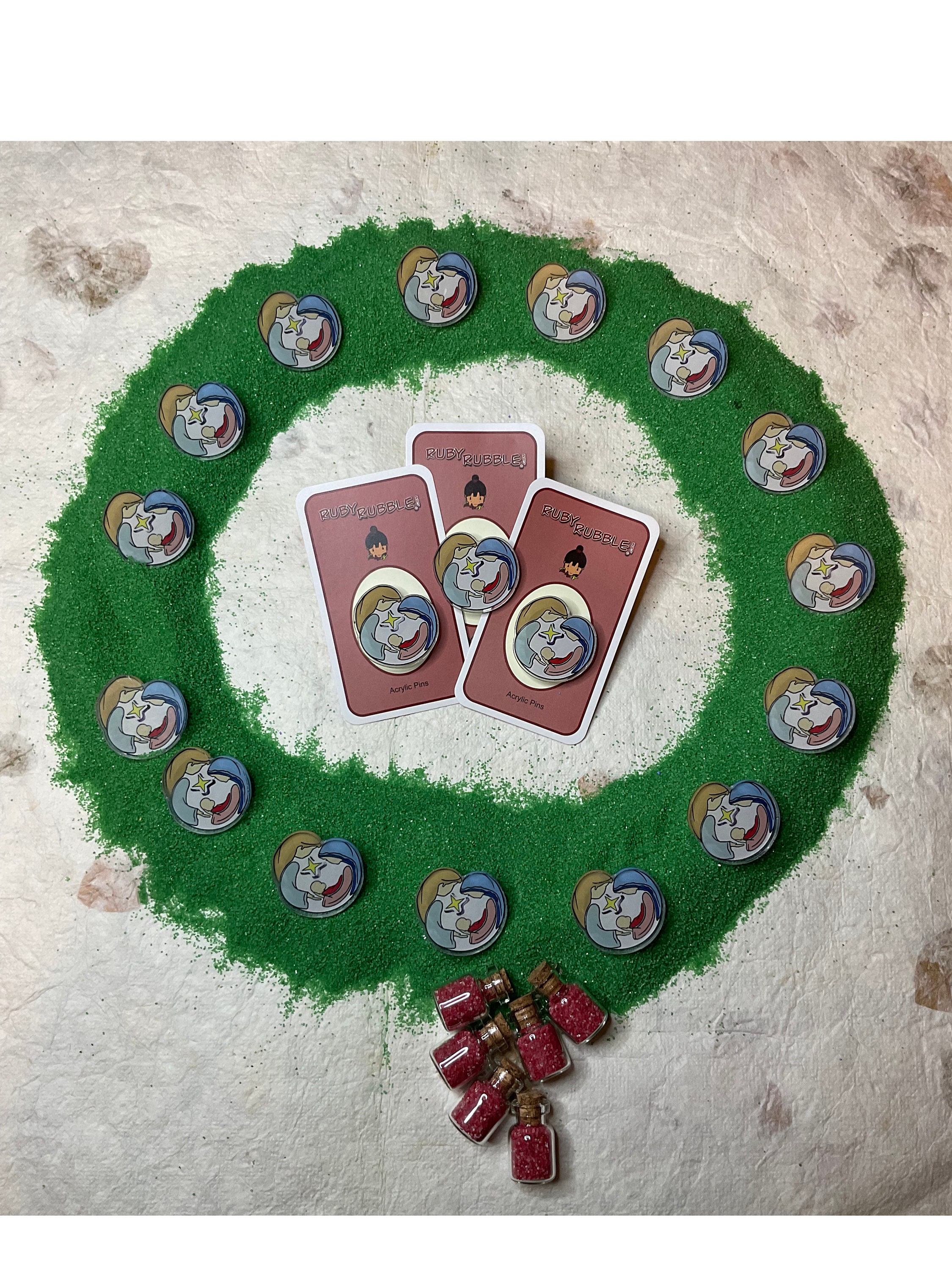 Acrylic Nativity Pin | Holy Family Pin | Mother Mary | Saint Joseph ...