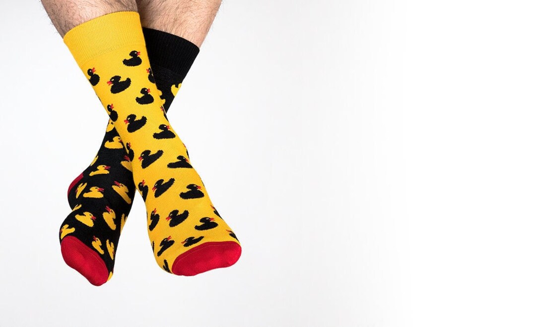 Duck Socks Rubber Ducky Socks Cute Socks Funny Socks Colorful Socks ...