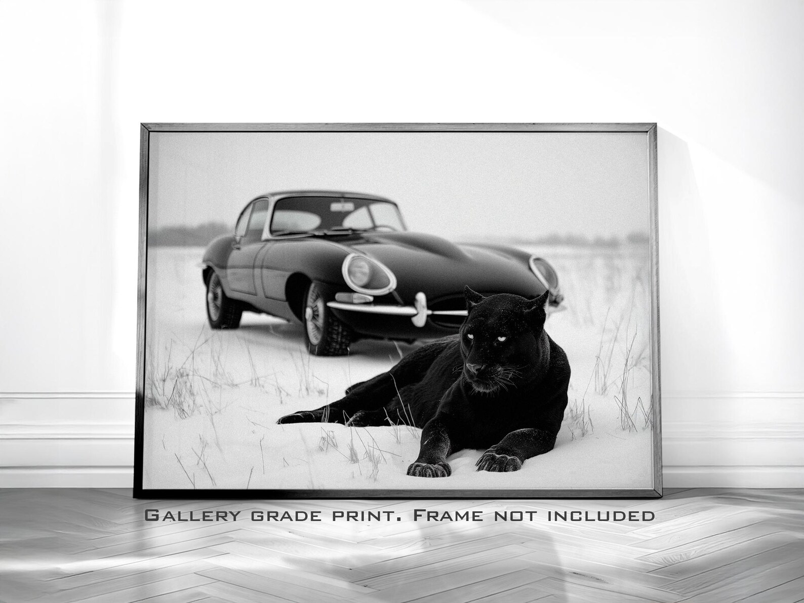 Jaguar E-type Art Print: Luxury Sports Car Photography on Luster Paper ...