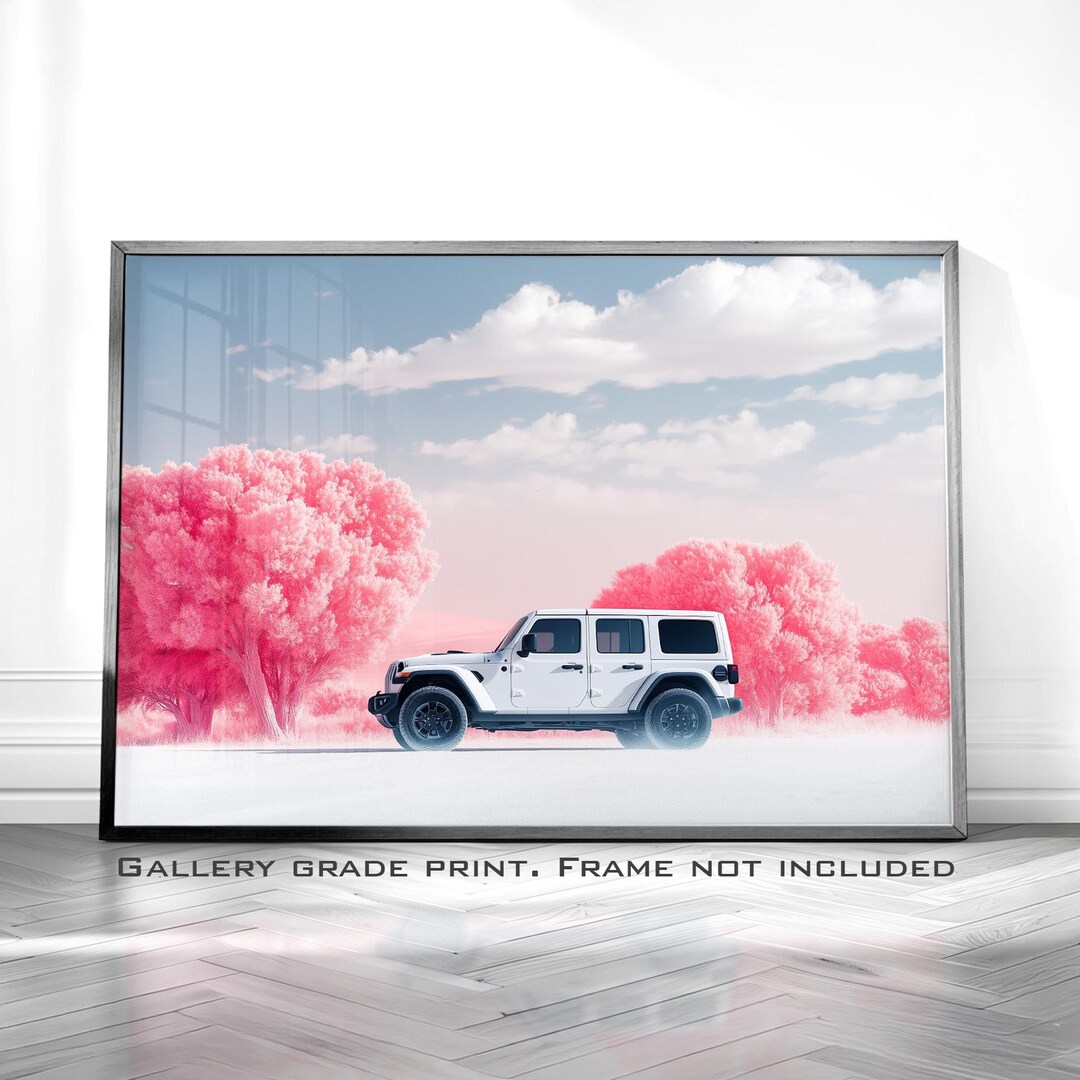 Jeep Wrangler Art Print – Off-road Adventure Photography – Modern ...