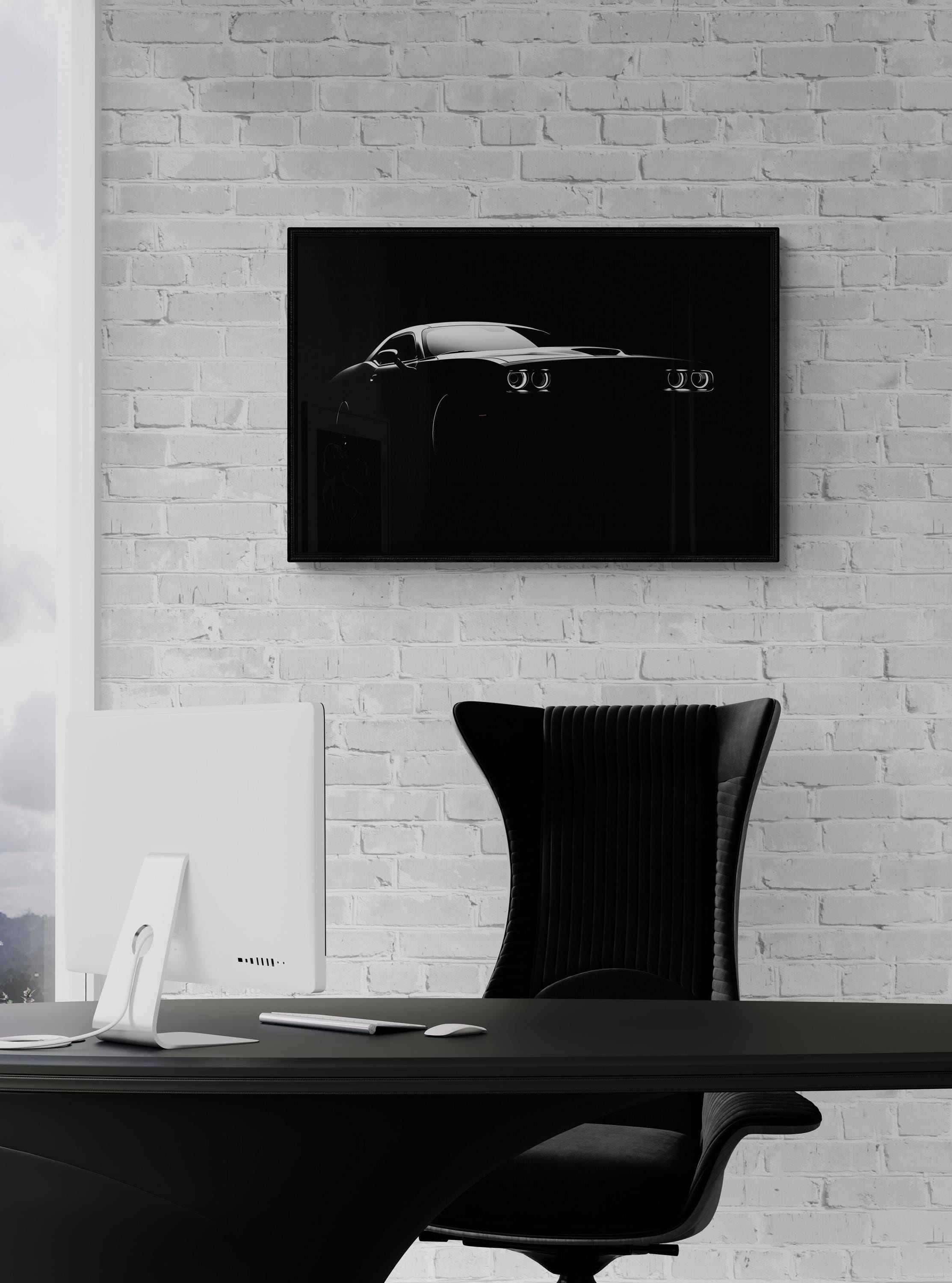 Dodge Challenger Hellcat Art Print - Etsy