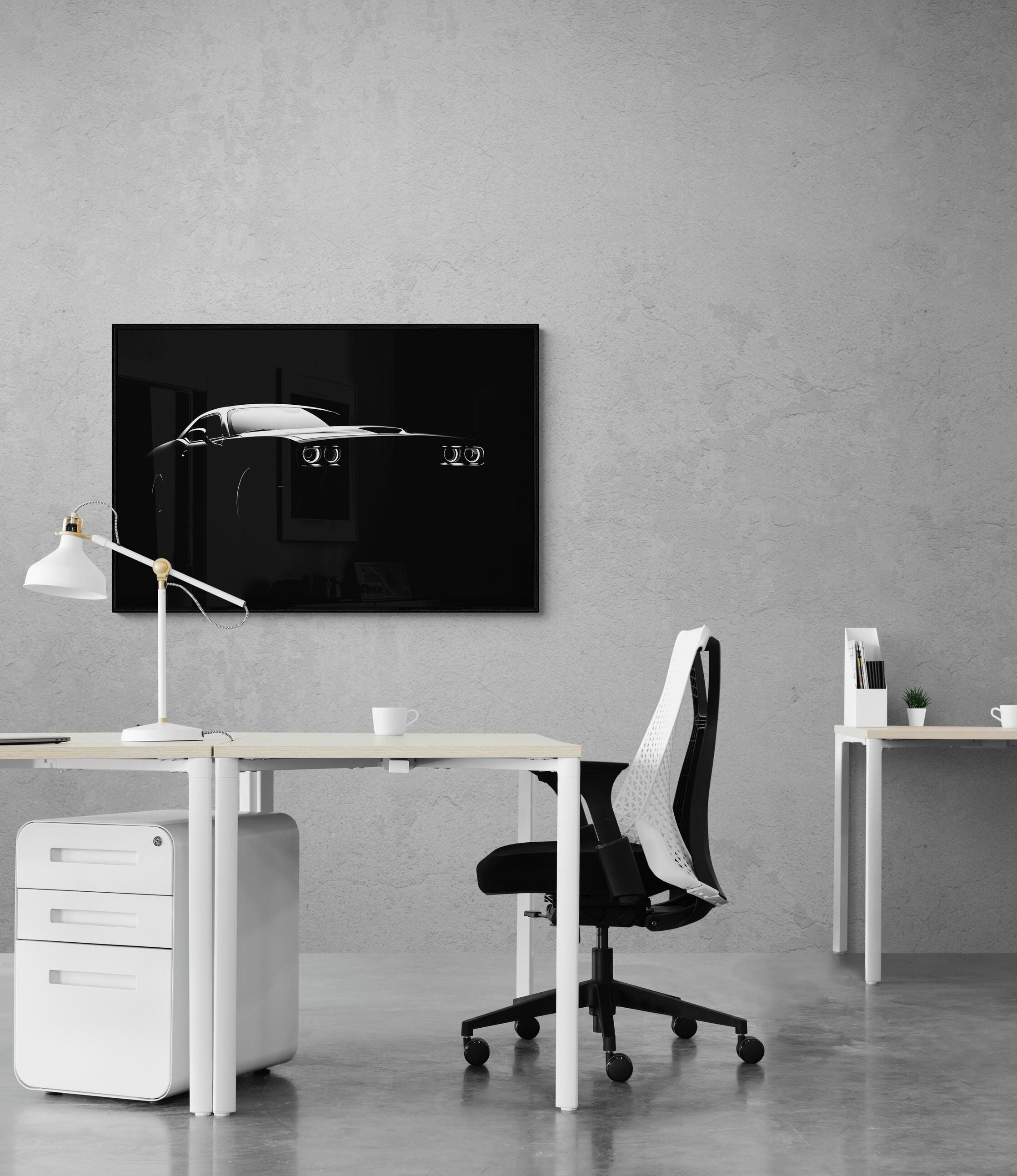 Dodge Challenger Hellcat Art Print - Etsy