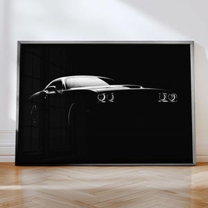 Dodge Challenger Hellcat Art Print - Etsy