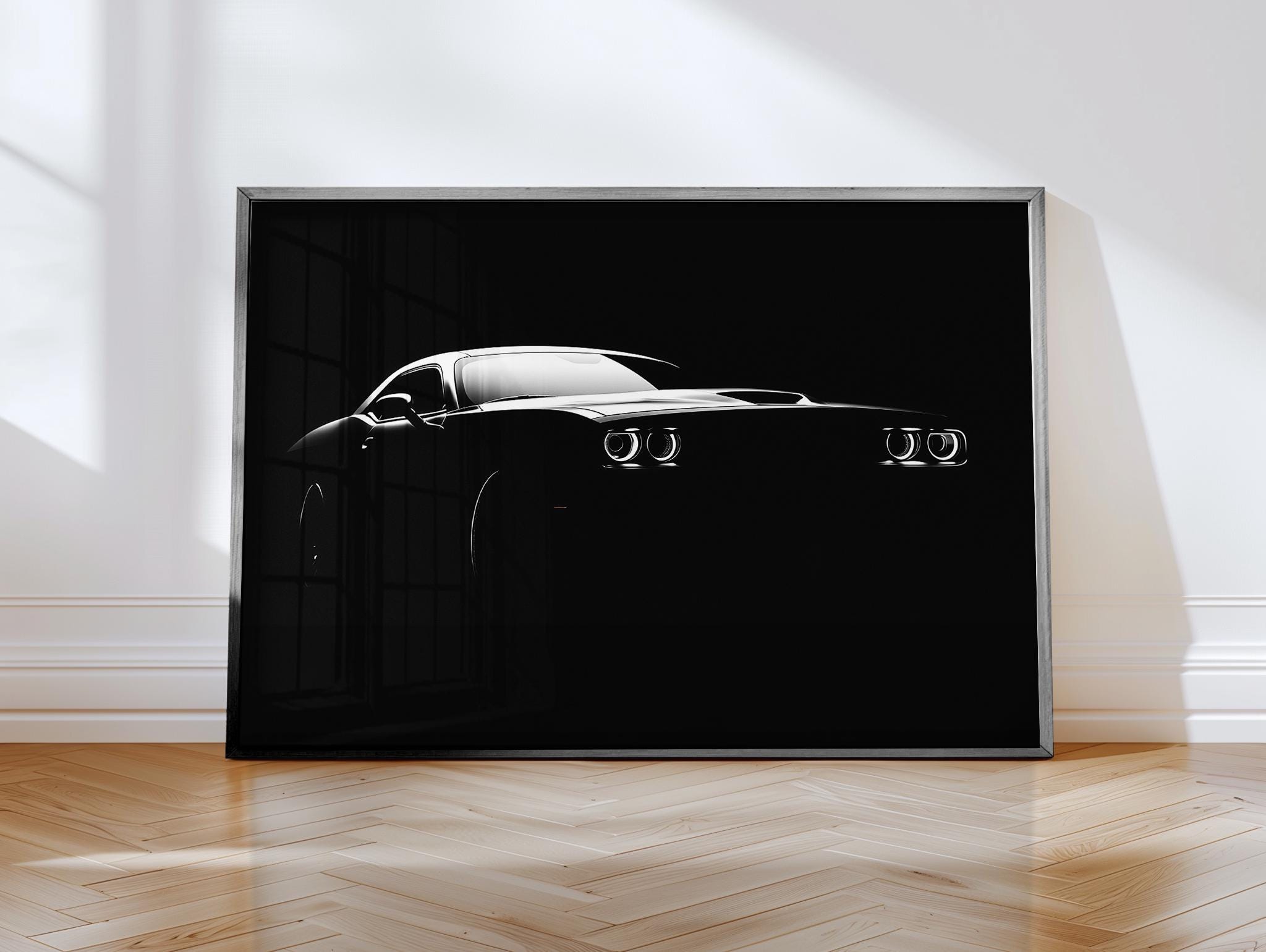 Dodge Challenger Hellcat Art Print - Etsy