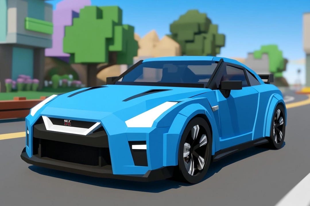 Nissan GTR Meets Minecraft Art Print - Etsy