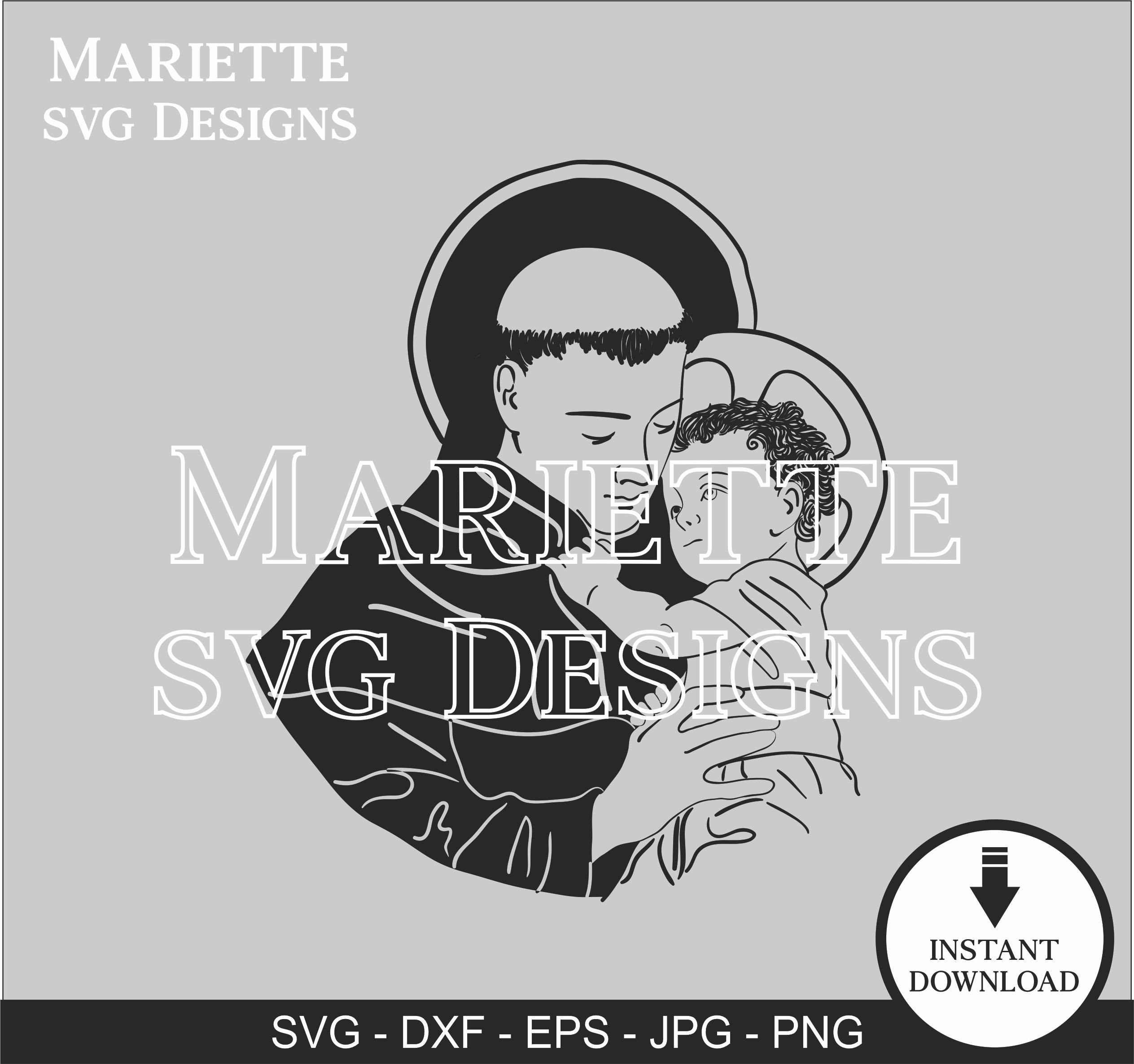 Saint Anthony | St Anthony Illustration | Saint | Church | Religious ...