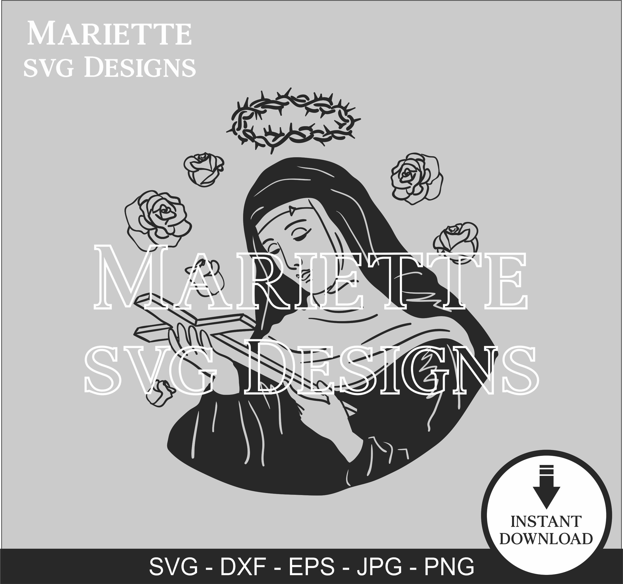 Saint Rita | St Rita Illustration | Saint | Church| Religious | Laser ...