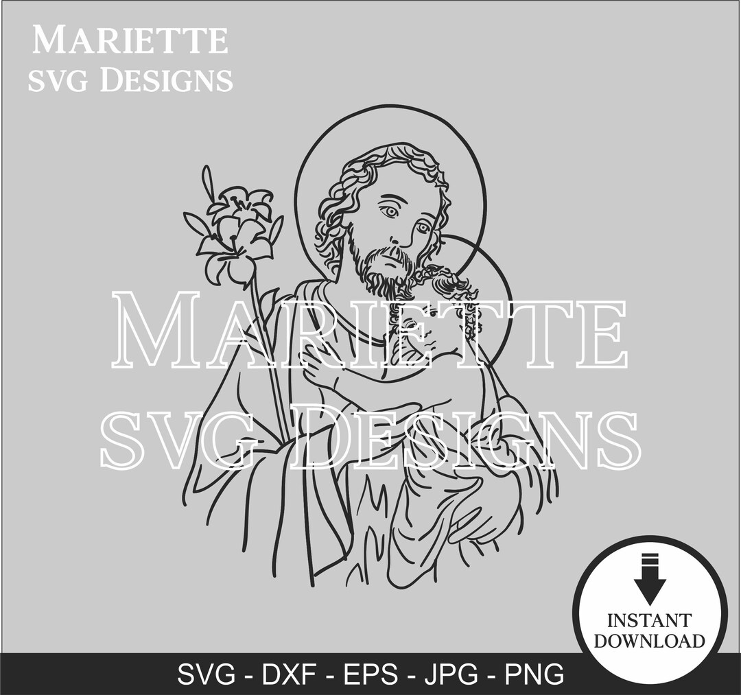 Saint Joseph | St Joseph Illustration | Saint | Church | Religious ...