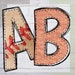 Baseball Themed Full Color PNG Alpha Font Clipart - Etsy