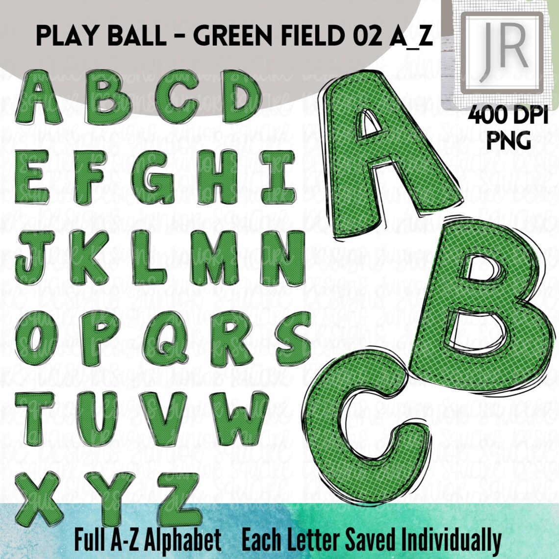 Baseball Craft Doodle PNG Font | Etsy