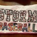 Baseball Themed Full Color PNG Alpha Font Clipart - Etsy