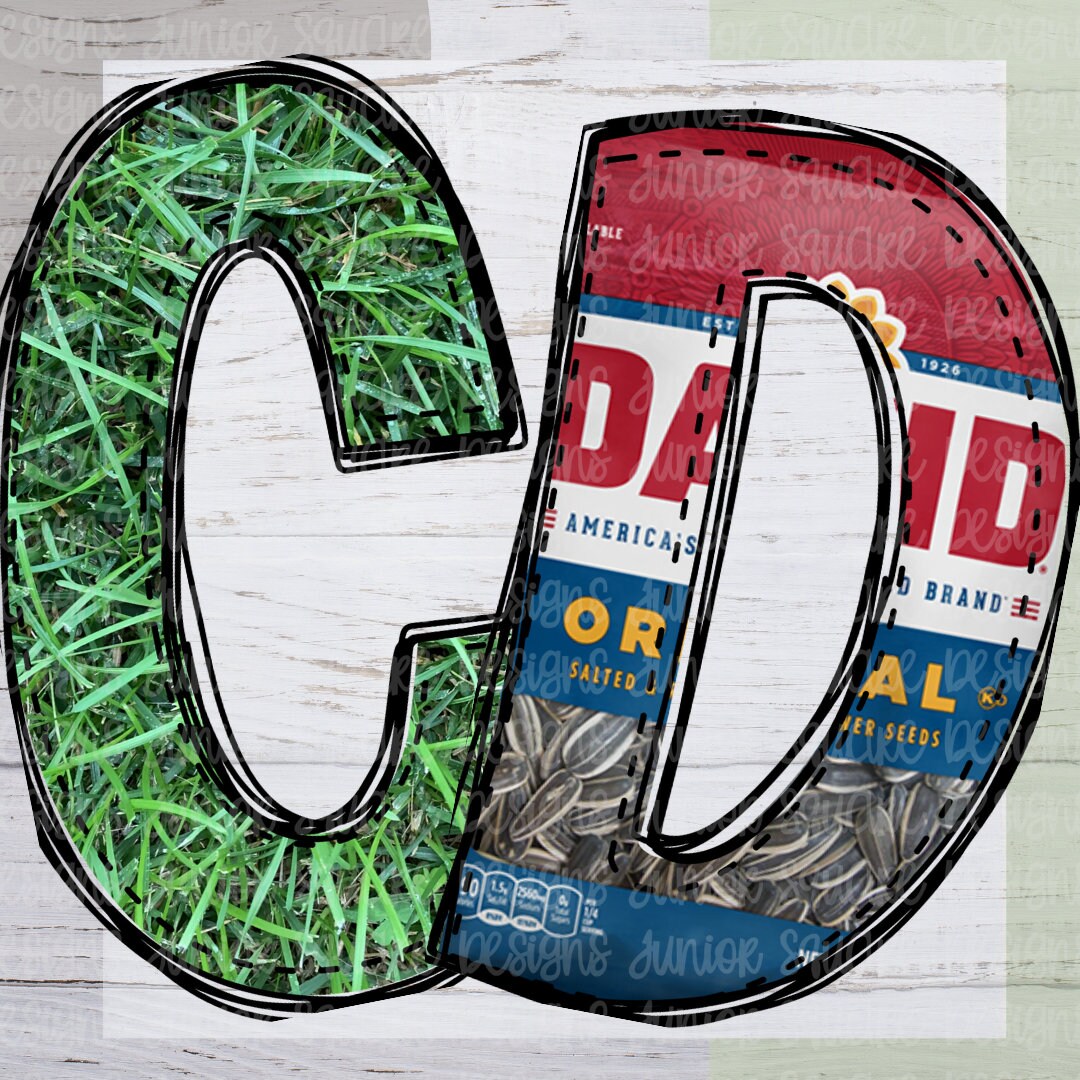 Baseball Themed Full Color PNG Alpha Font Clipart | Etsy