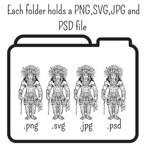 Inca Gods SVG 29 Inca Gods Bundle PNG PSD - Etsy