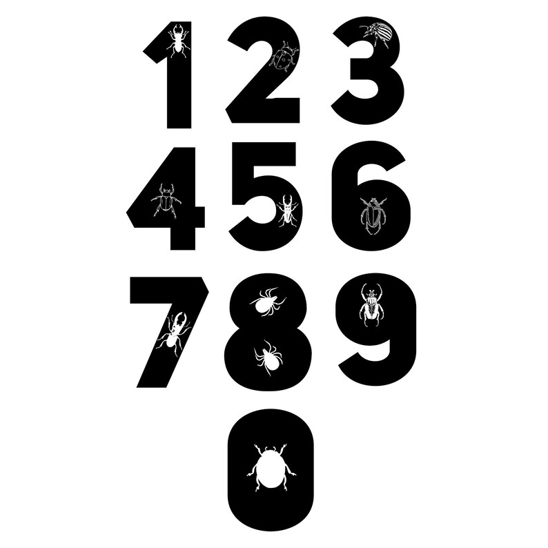 Bug Font, Alphabet With Bugs, Bug Letters as Png - Etsy