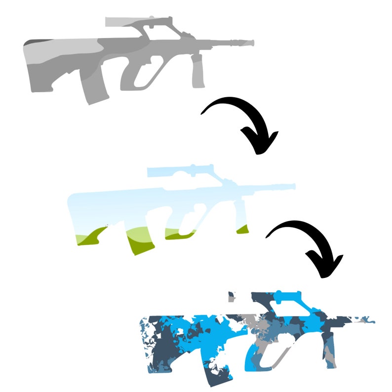 29 Canva Gun Frames Custom Frames for Canva Guns Pdf - Etsy