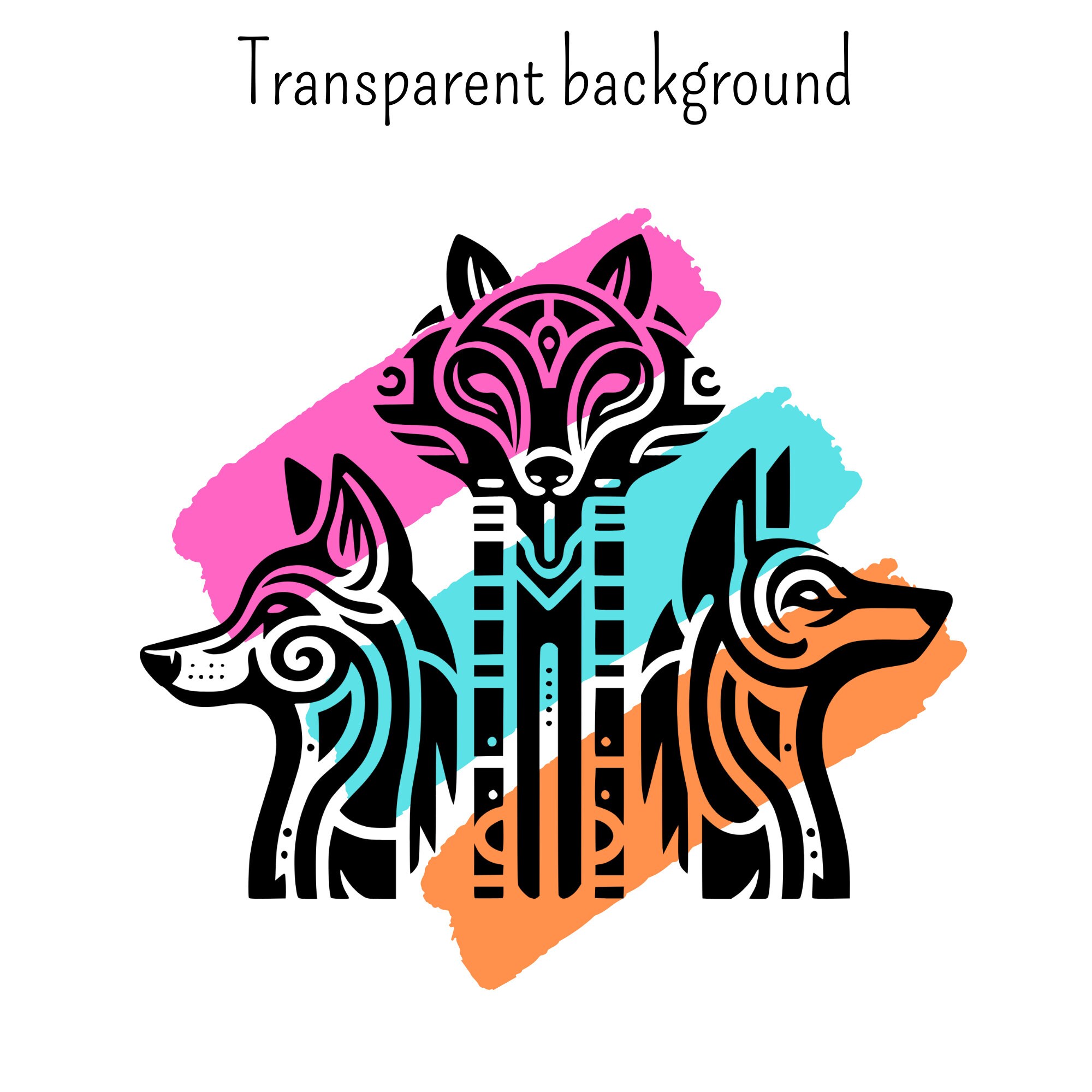 Animal Totem SVG Bundle, 38 Animal Totem Designs, PNG, PSD - Etsy