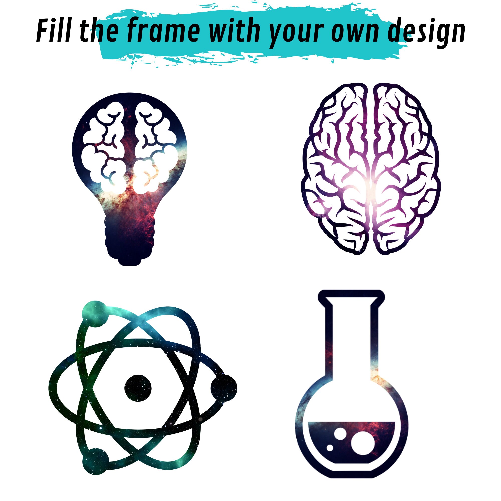 22 Canva Science Frames, Custom Frames for Canva, Science Pdf - Etsy