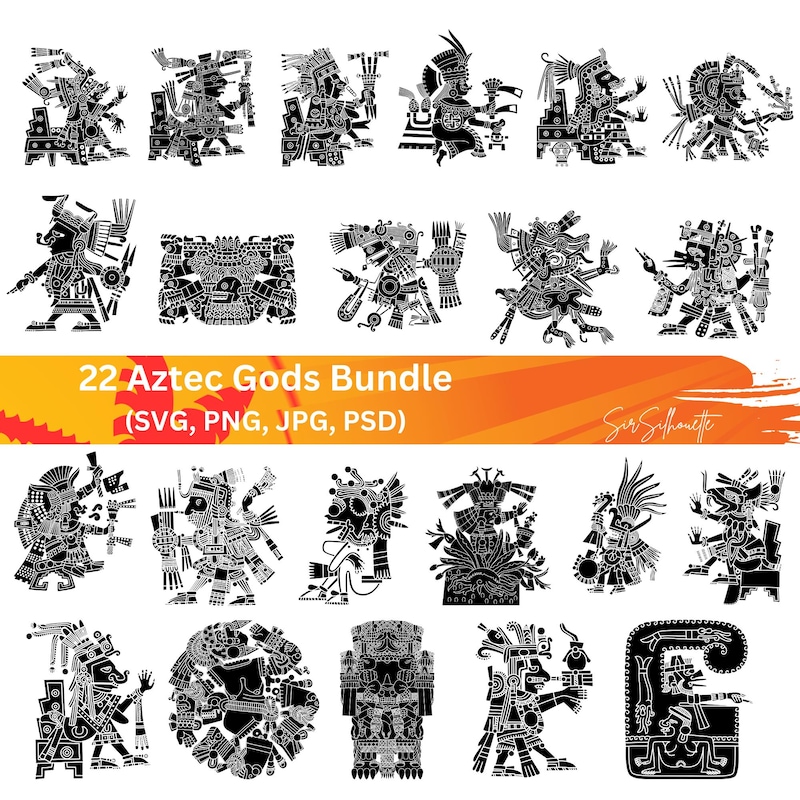 Aztec Gods - Etsy