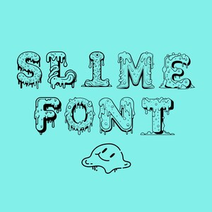 Slime Alphabet Coloring PNG – Gooey Letters for Kids - Etsy