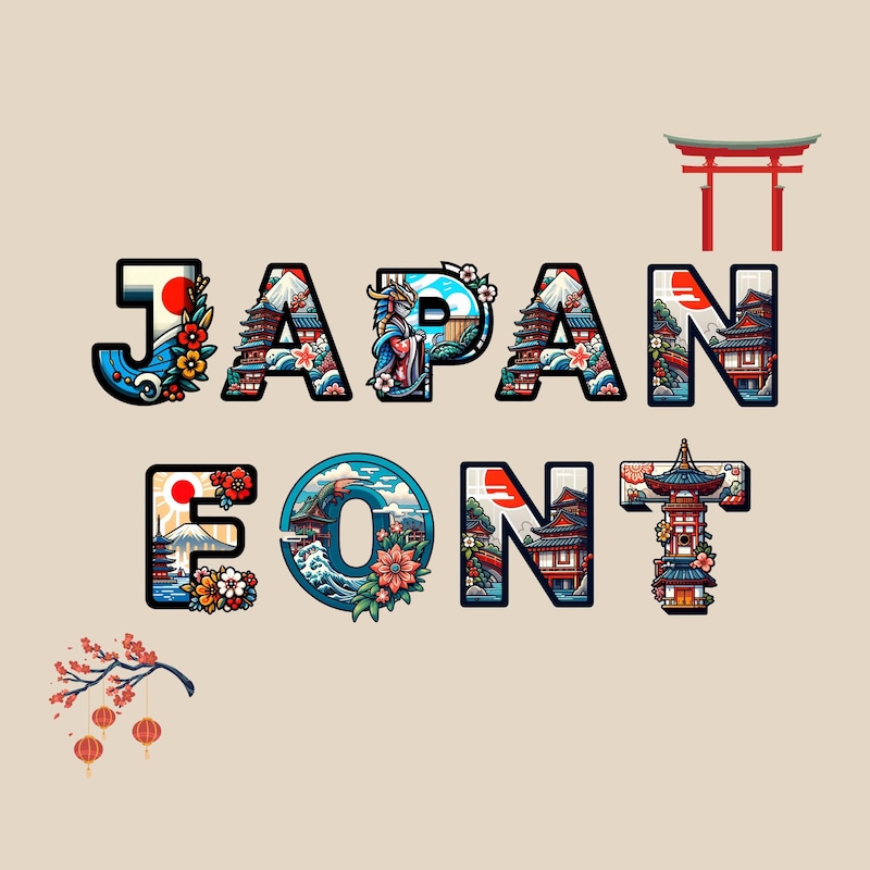 Japanese Letters - Etsy