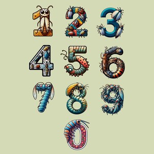 Insect Font, Alphabet With Insect Design, Beetle Letters as Png - Etsy