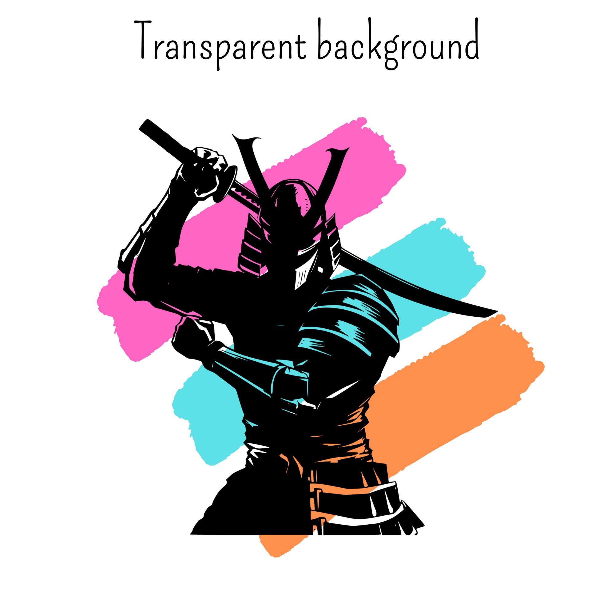 Samurai SVG Bundle, 25 Ronin Designs, PNG, PSD - Etsy
