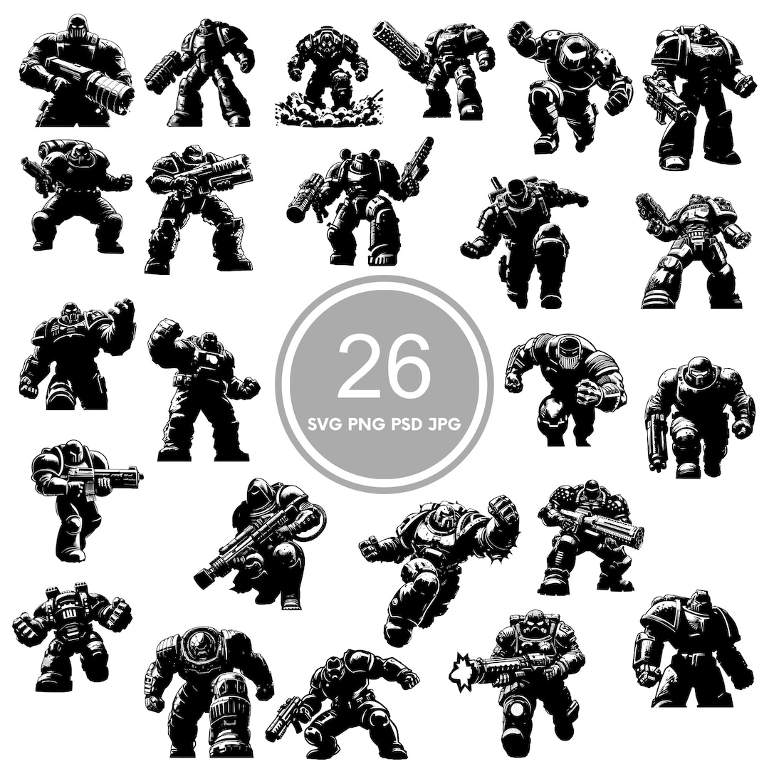 Juggernaut SVG Bundle, 26 Juggernaut Designs, PNG, PSD - Etsy