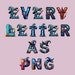 Wizard Font, Alphabet With Magic Design, Sorcerer Letters as Png - Etsy