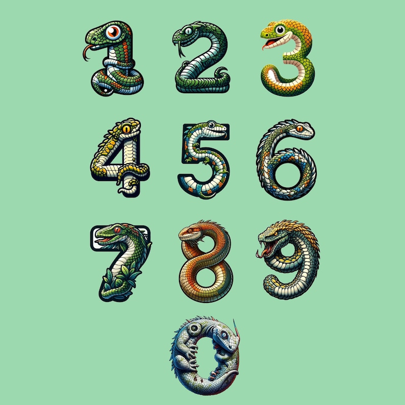 Reptile Font, Alphabet With Reptile Design, Lizard Letters as Png - Etsy