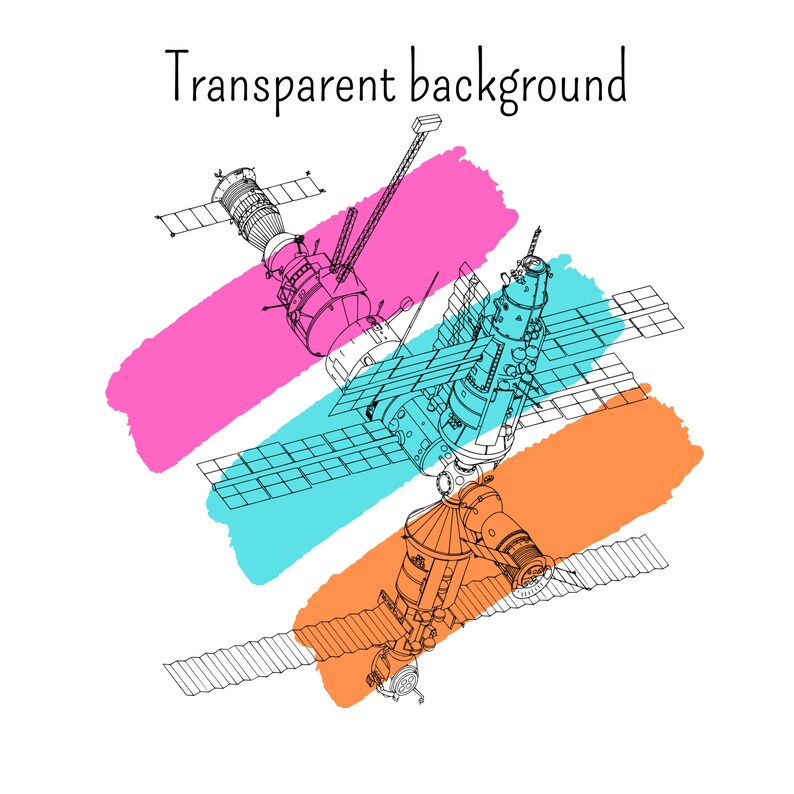 Space Station Design SVG, ISS PNG, Mars Rover, Orbiter - Etsy
