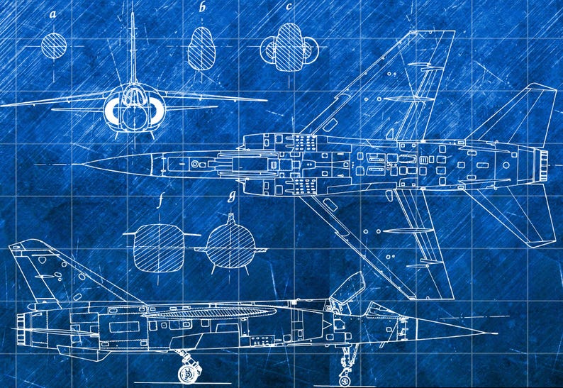 17 Warplane Blueprint Pngs | Fighter Jet Schematic Art | Military ...