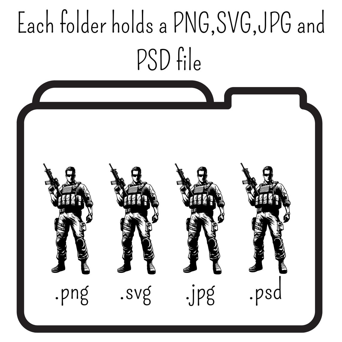 Special Ops SVG Bundle, 21 Special Forces Designs, PNG, PSD - Etsy