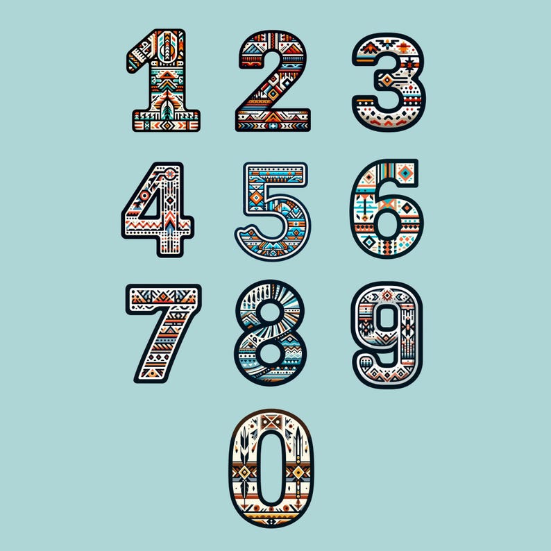 Navajo Font, Alphabet With Navajo Design, Indeginous Letters as Png - Etsy