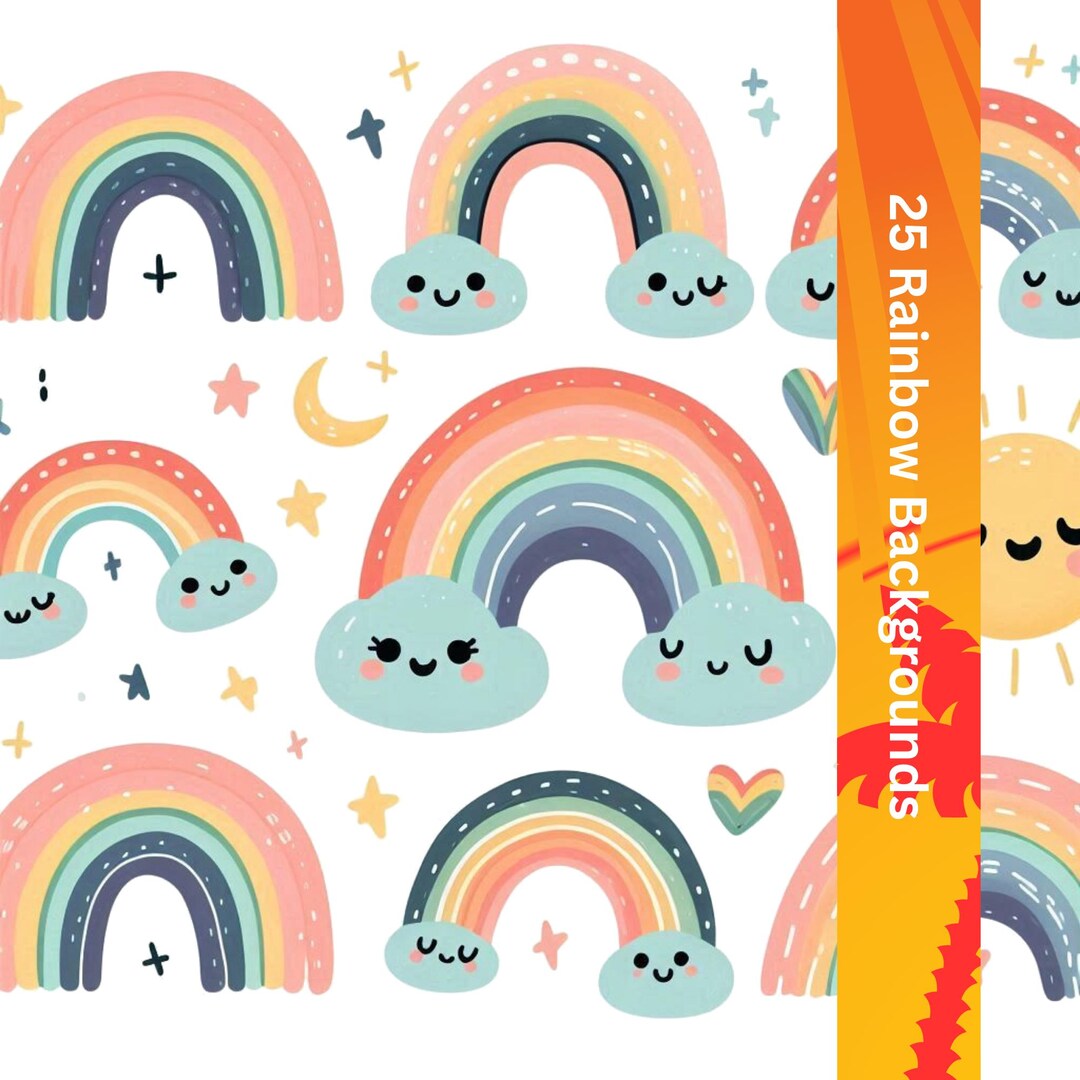 25 Rainbow Background Pngs | Transparent Background | Simple Download ...