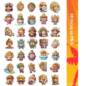 Inca Art Digital Design for Stickers - Etsy