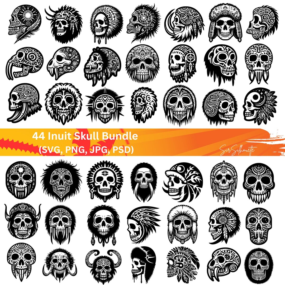 Zulu Skull SVG Bundle, 42 Zulu Designs, PNG, PSD - Etsy