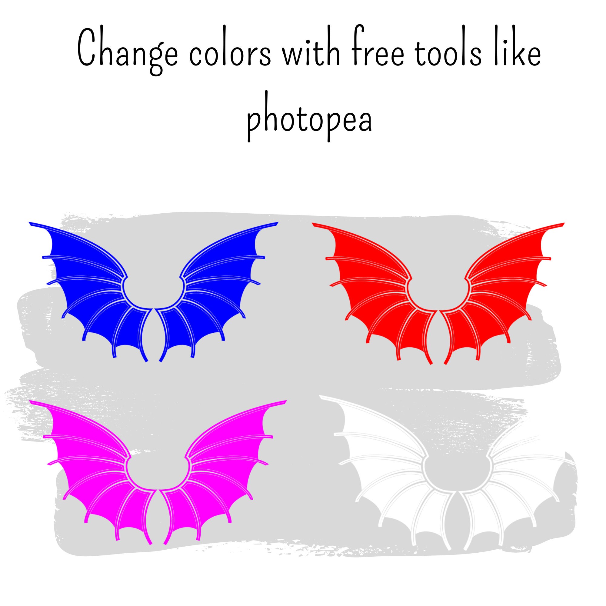 Wings Design SVG, 28 Wing Bundle, PNG, PSD - Etsy