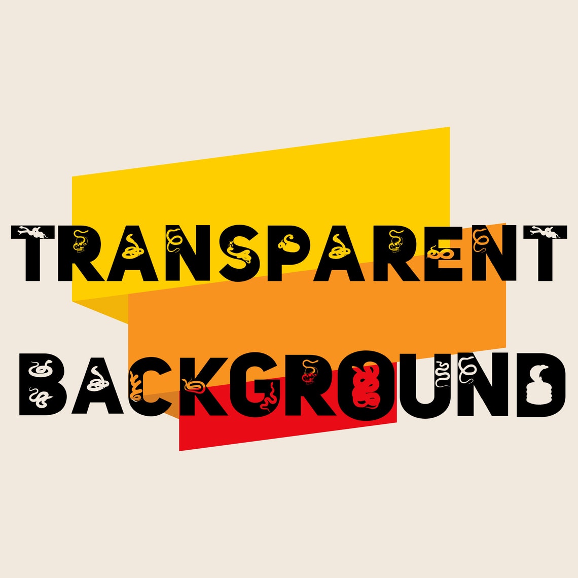 Snake Font Alphabet With Snakes Snake Letters as Png - Etsy